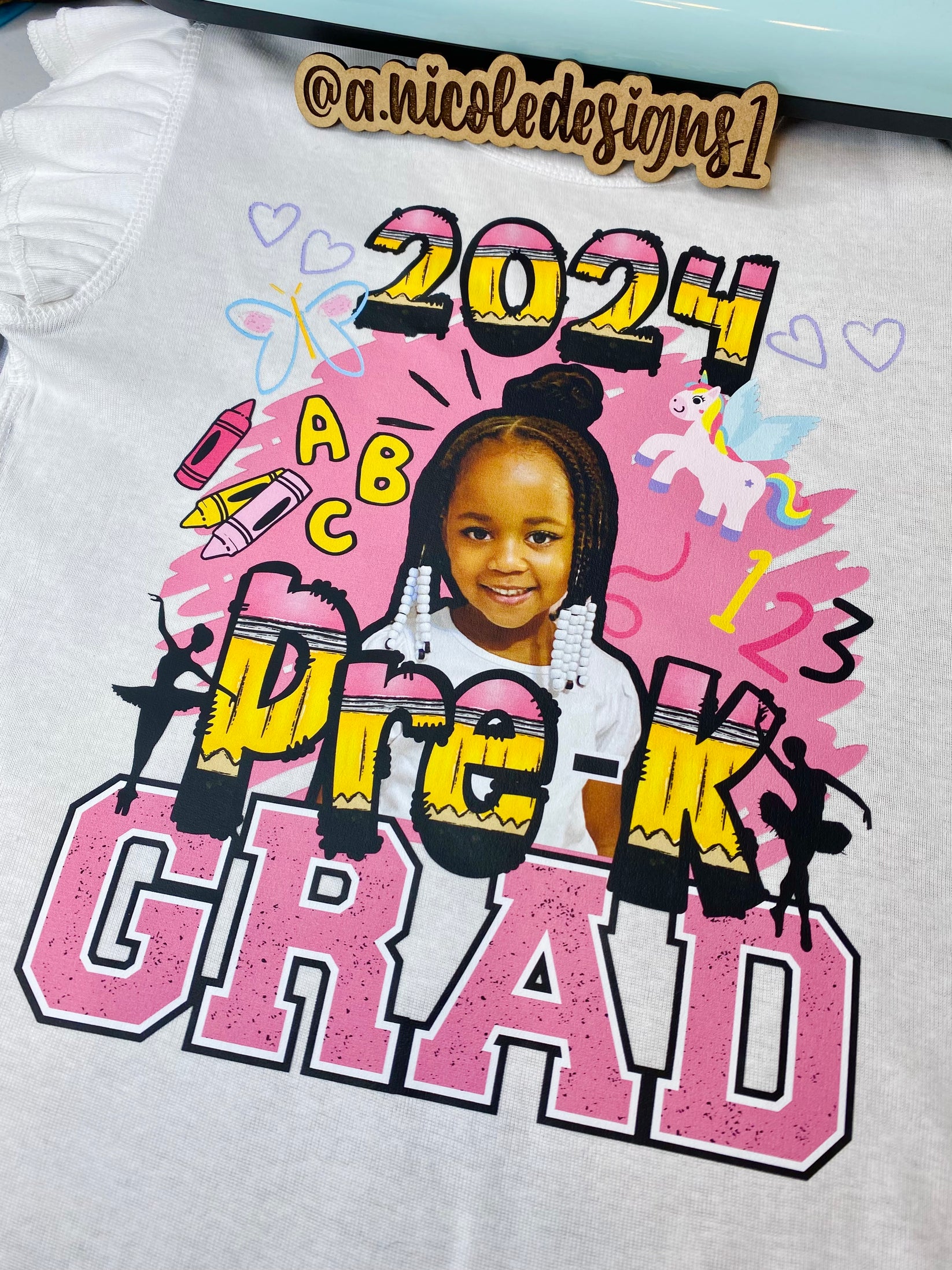 Editable Graduation T-Shirt Template #8 – A.Nicole Designs